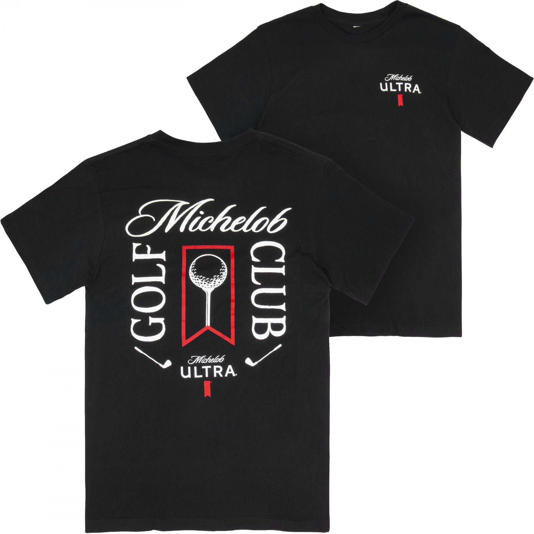 Michelob Ultra Golf Club Black Colorway Front/Back Print T-Shirt ...