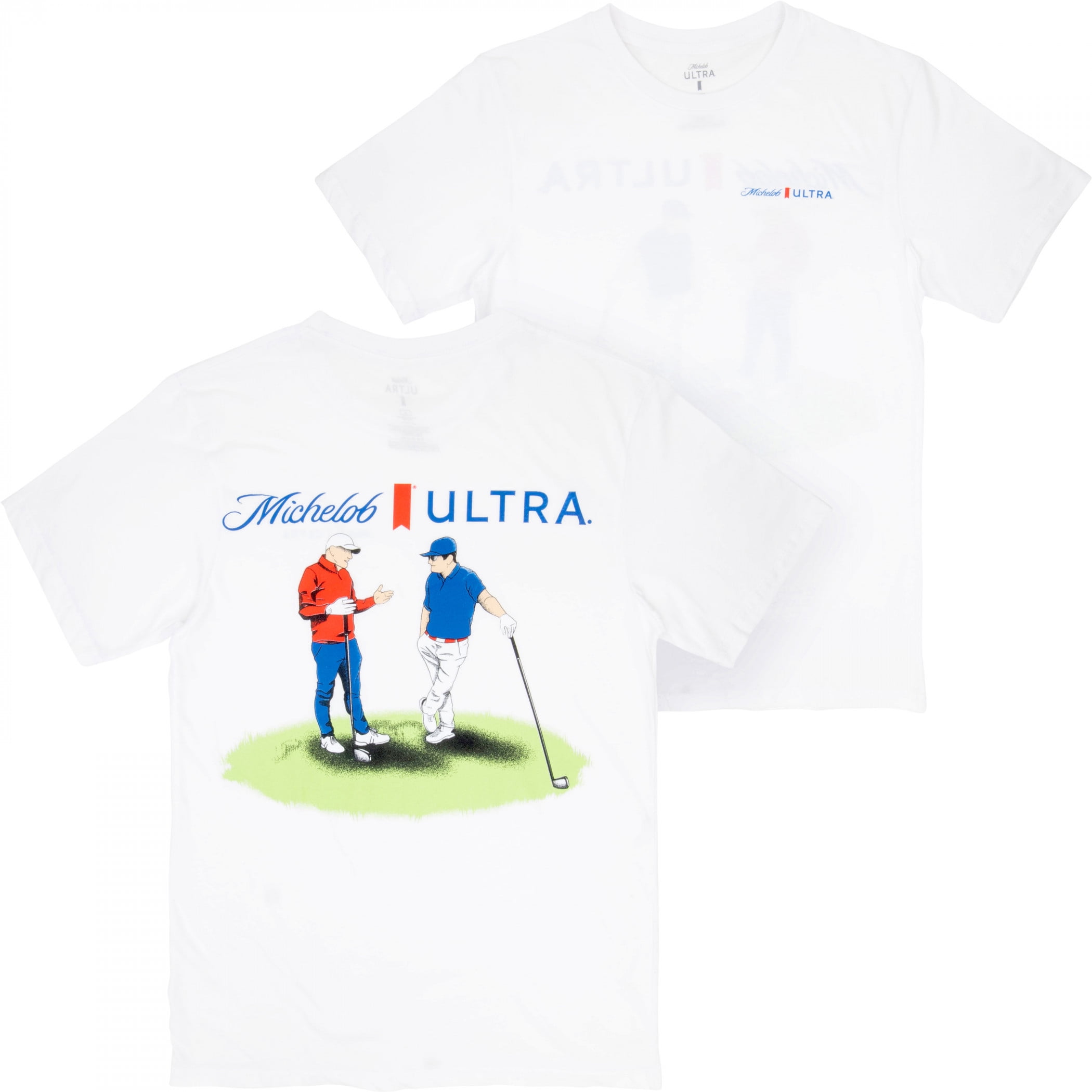 Michelob Ultra The Secret to Golf Front and Back Print T-Shirt-XLarge ...