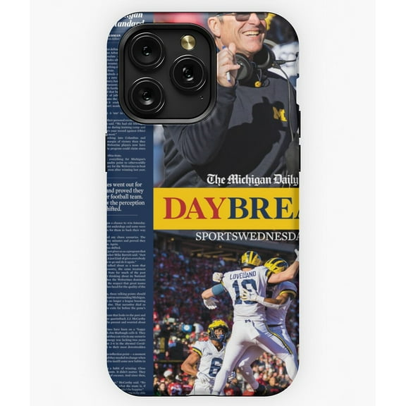 Michigan Lion Detroit Sports Fan G3671 Phone Case for iPhone17 16 15 14 ...
