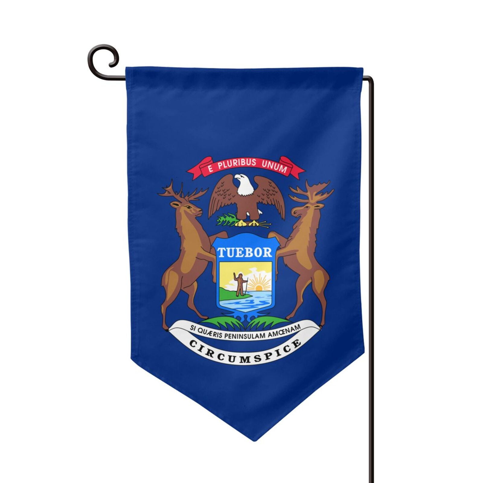 Michigan Flag Garden Flag Vertical Double Sided Yard Outdoor Decoration ...