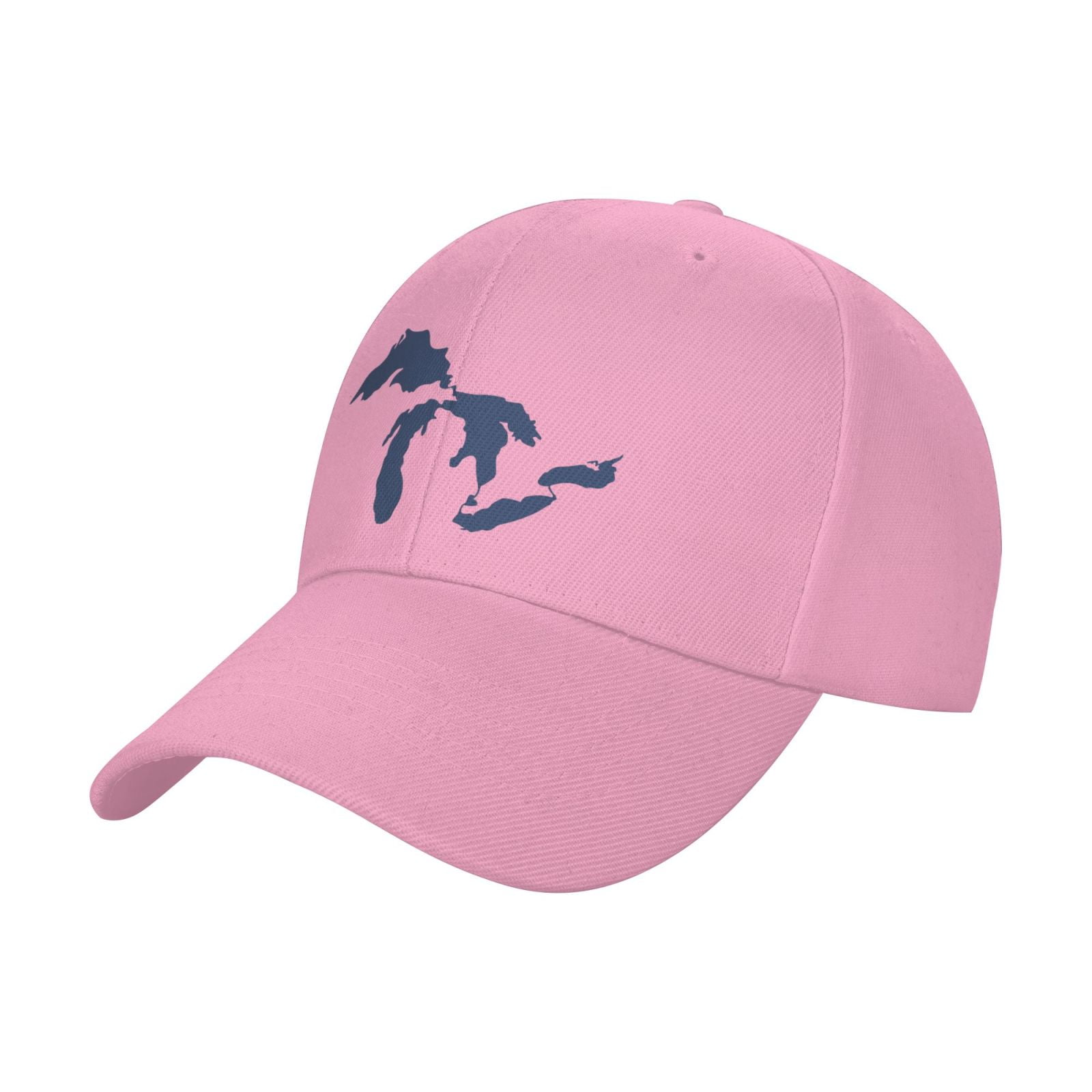 Michigan Great Lakes State Map Sandwich Cap Unisex Adjustable Adult ...