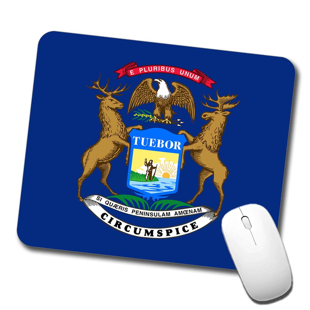 Michigan MI State Flag Mouse Pad Low Profile Gaming Mat - Walmart.com