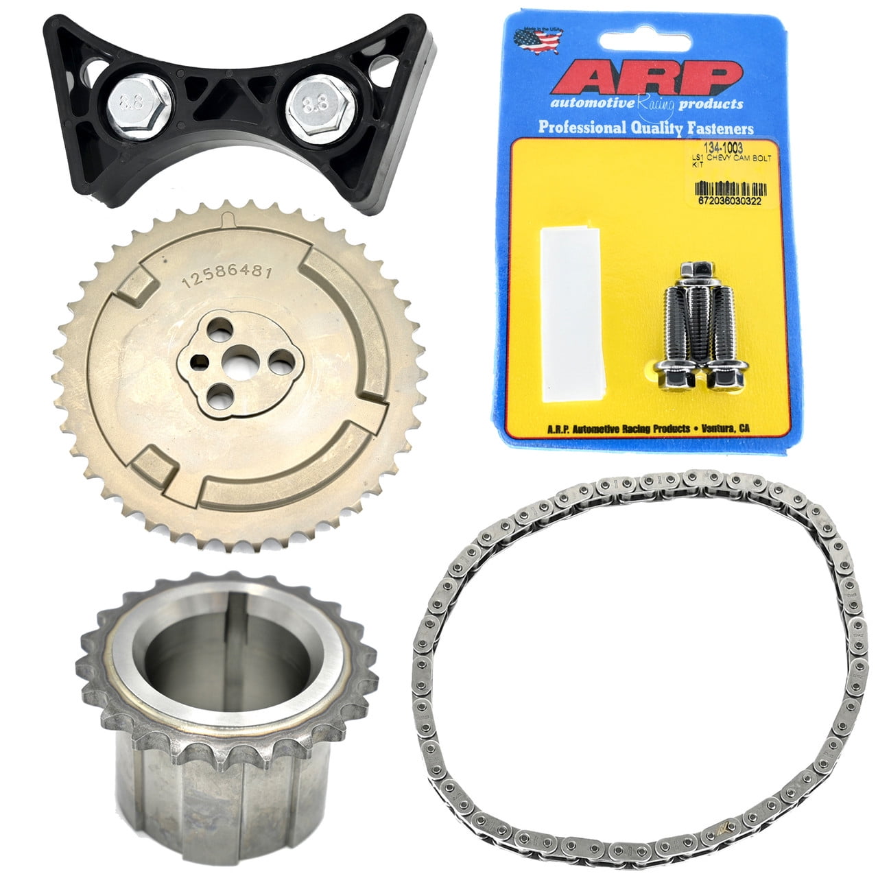 Michigan Motorsports Katech C5-R Timing Chain with Cam Sprocket, ARP ...