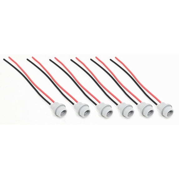 Michigan Motorsports Universal Light Socket Pigtail for 194 & T10 Bulbs ...