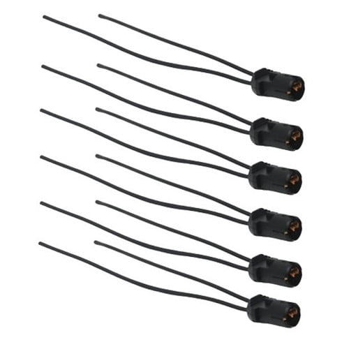 Michigan Motorsports Universal Plastic T10 194 Bulb Socket Pigtail ...