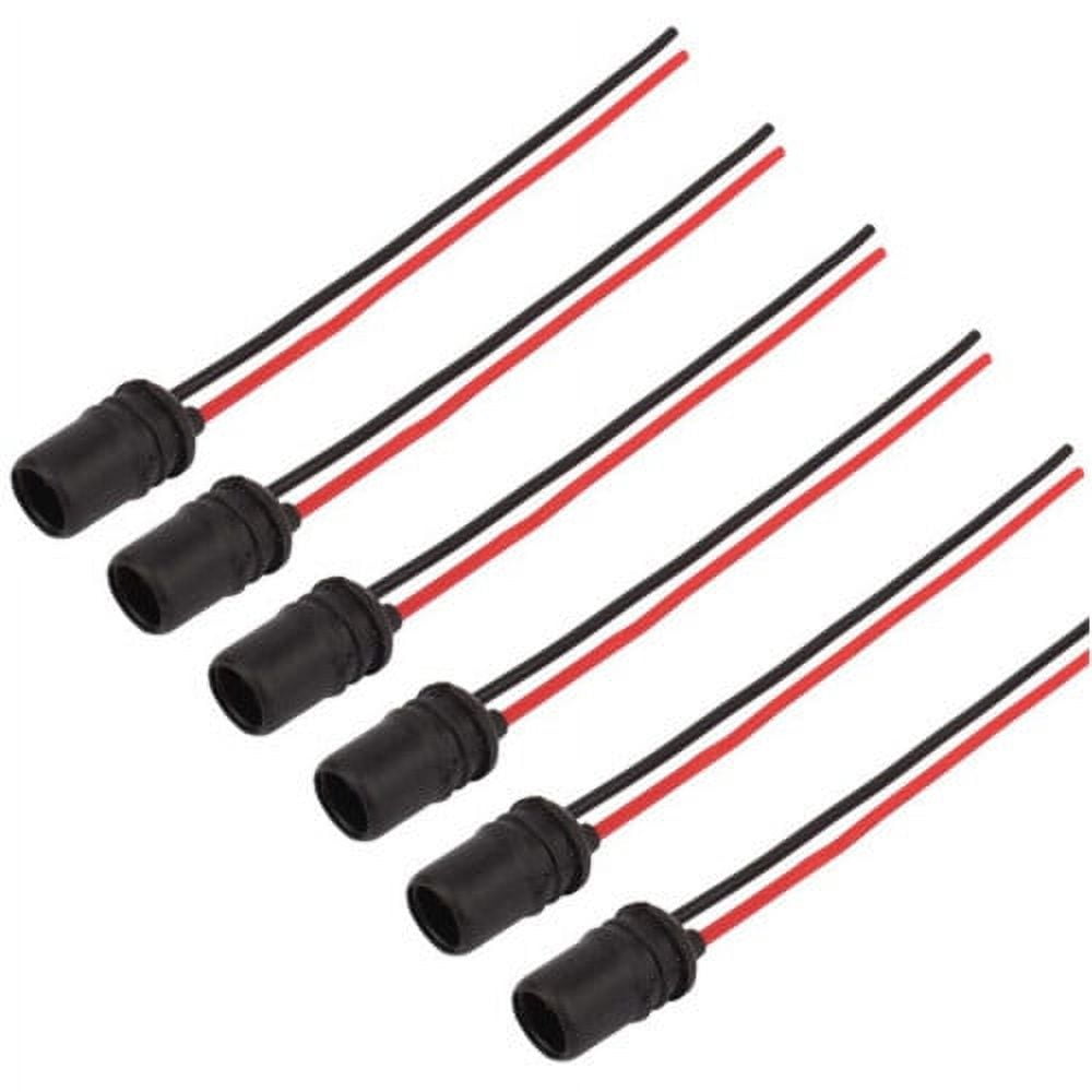 Michigan Motorsports Universal T10 194 Bulb Rubber Socket Pigtail ...
