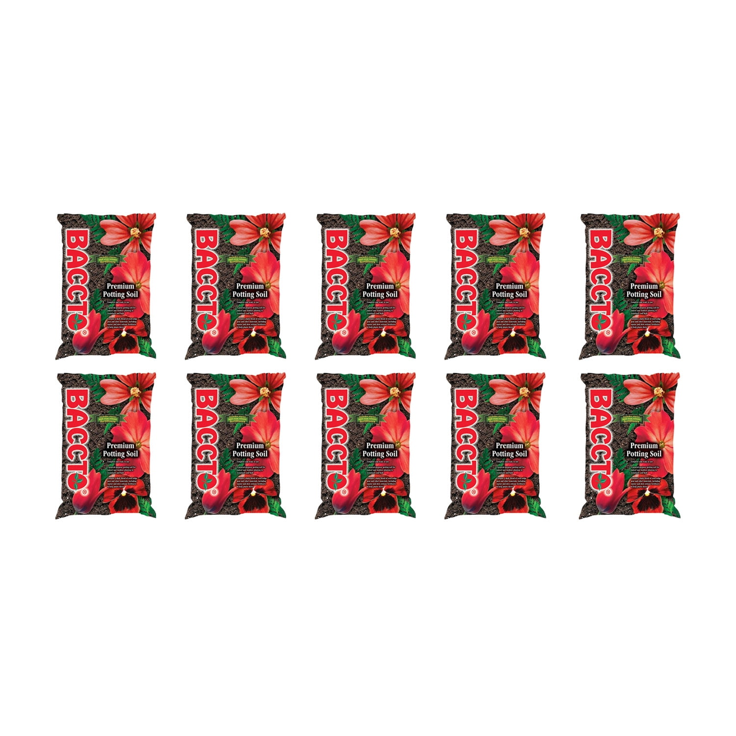 Michigan Peat Baccto All Purpose Potting Soil with Perlite, 25lbs (10 ...