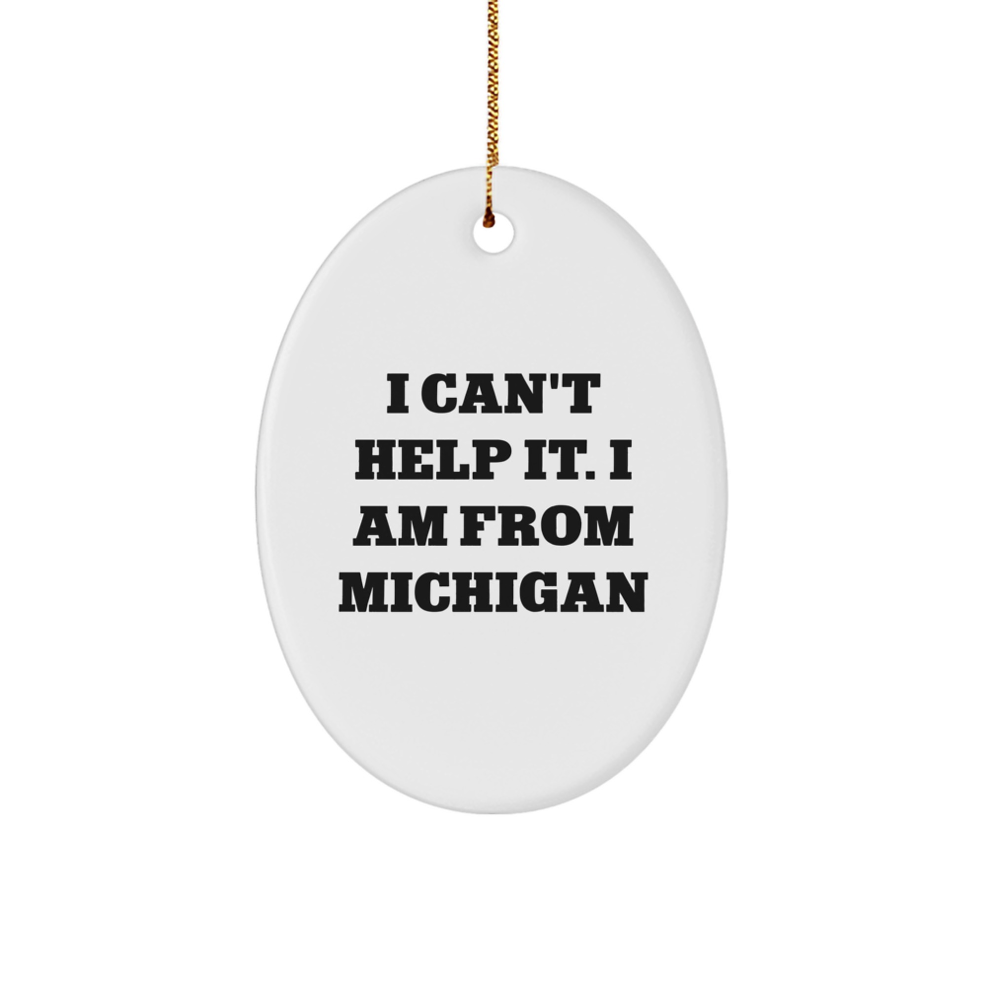 Michigan Proud Gifts from Friends for Christmas - 'I Can't Help It. I ...