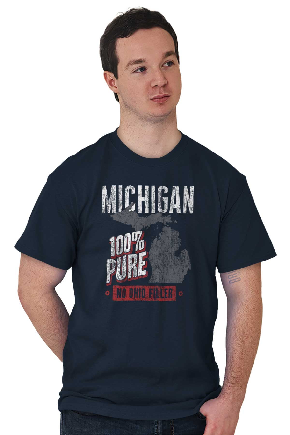 Michigan Pure Funny Ohio Rivalry Men's Graphic T Shirt Tees Brisco ...