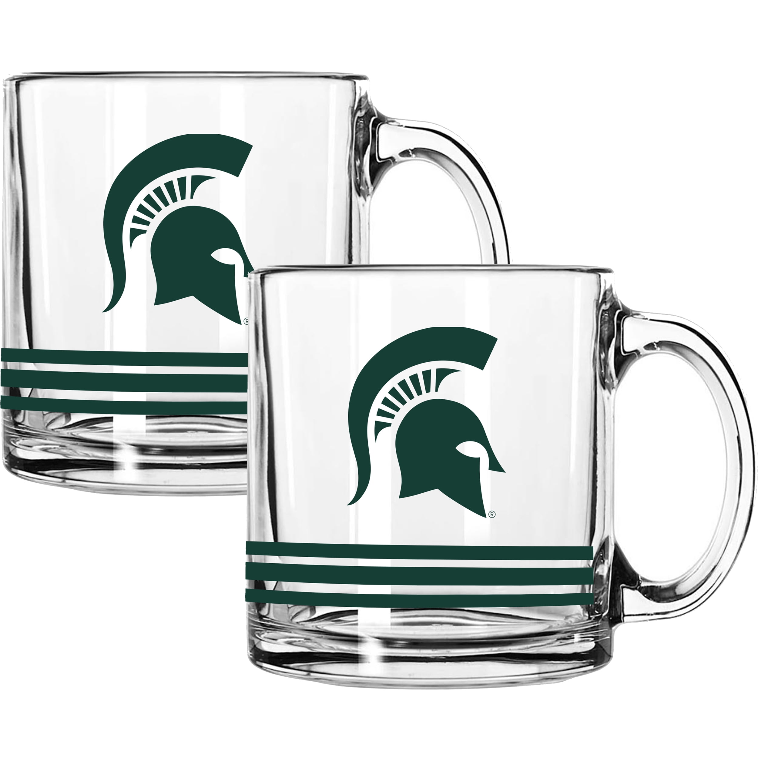 Michigan State 13oz Walmart Holiday 2025 Glass Mug 2 Pack - Walmart.com