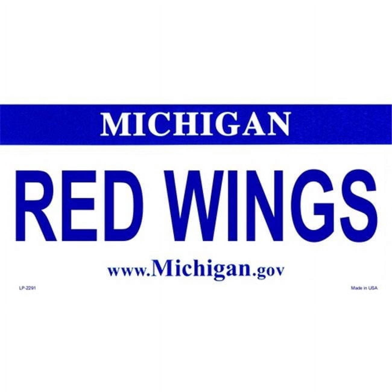 Michigan State Background License Plates- Red Wings - Walmart.com