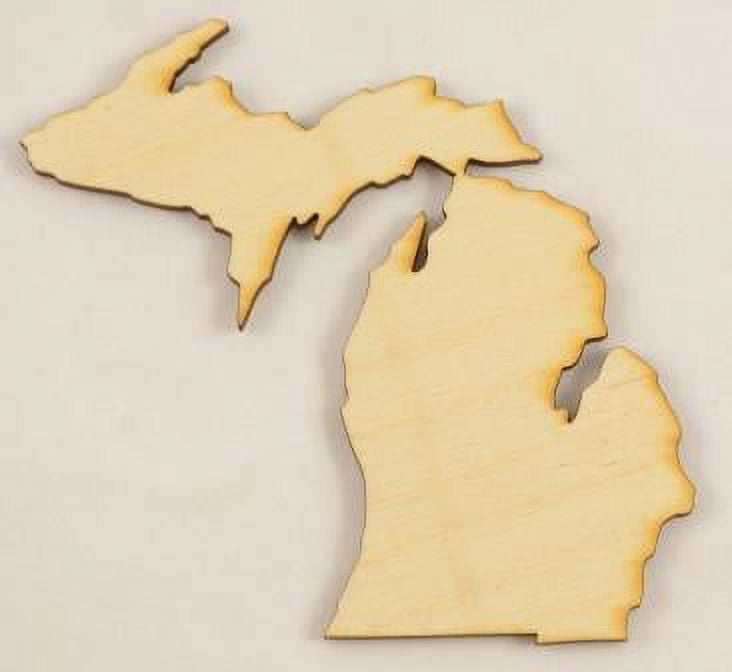 Michigan State Cutout Size:Medium 12" x 10.75" 1 Pc Thickness:1/8 ...