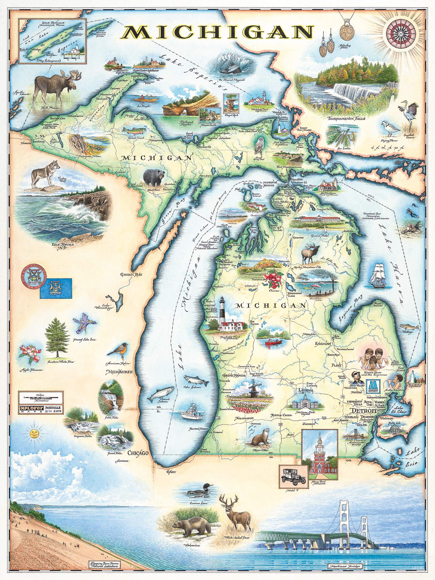 Mi State Parks Map