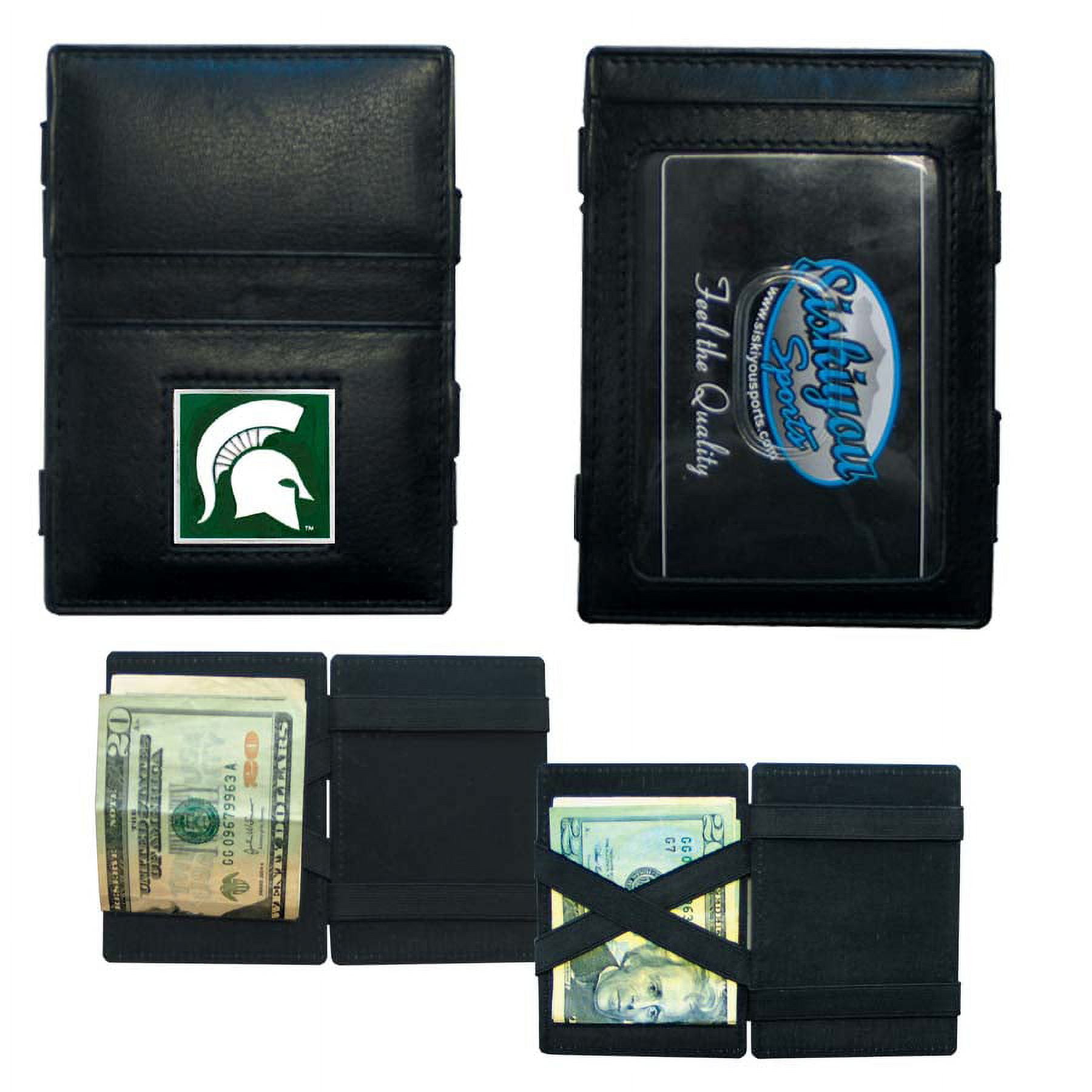 Michigan State Leather Jacob's Ladder Wallet (F) - Walmart.com
