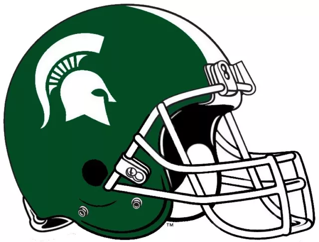 Michigan State Spartans Helmet Sticker Baseball Sticker, Football ...