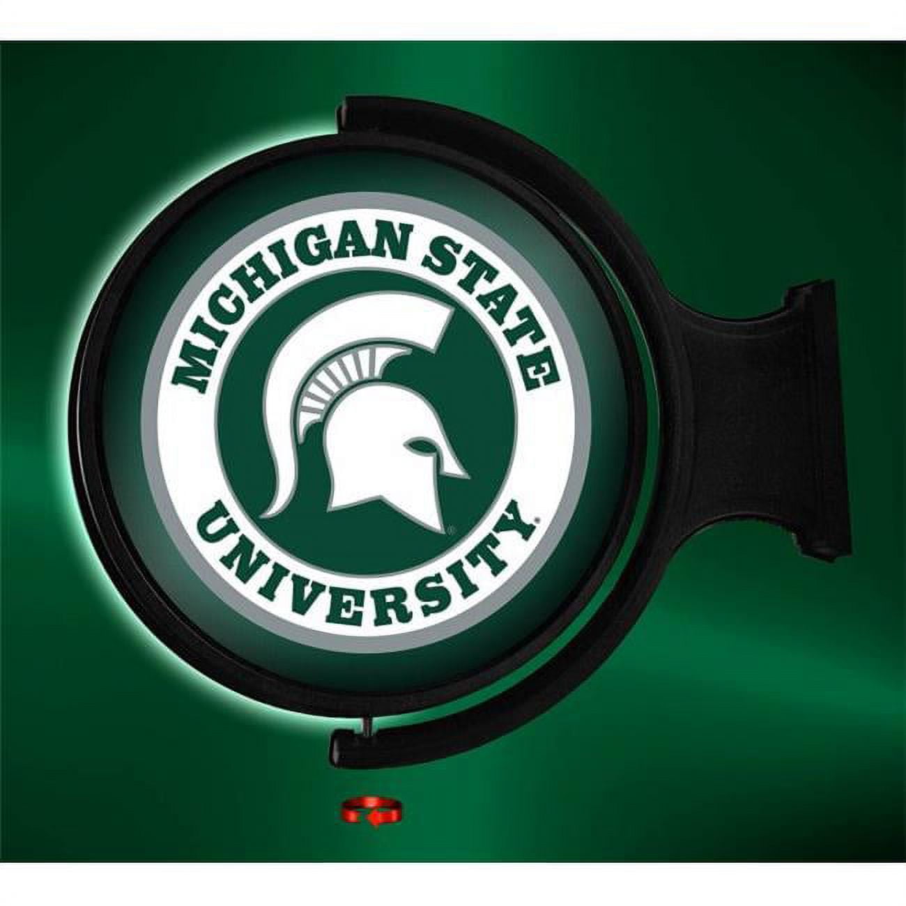 Michigan State Spartans: Original Round Rotating Lighted Wall Sign ...
