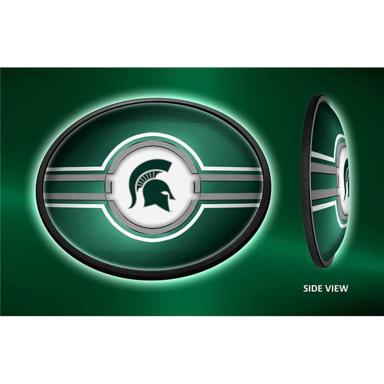 Michigan State Spartans: Oval Slimline Lighted Wall Sign - Walmart.com