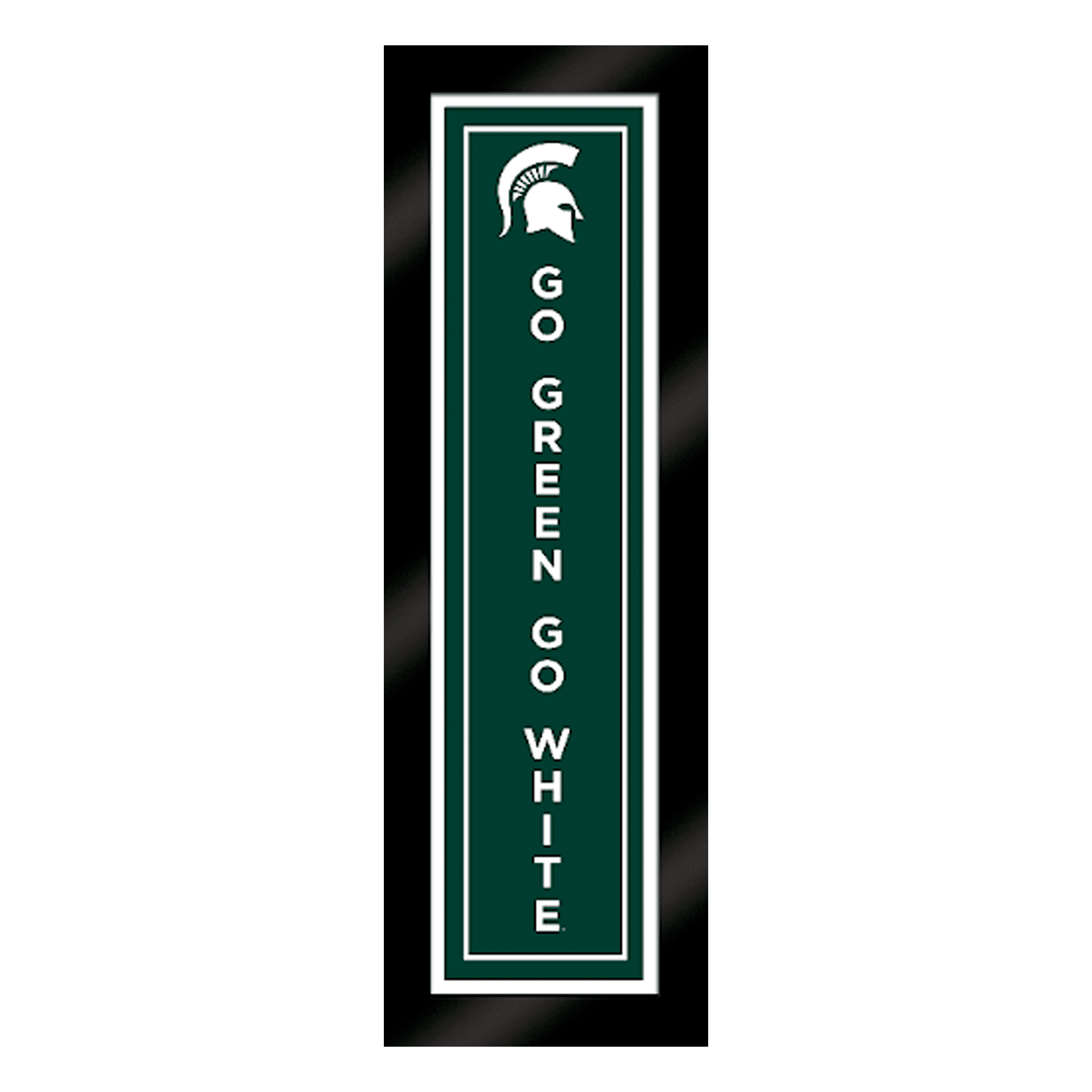 Michigan State University Framed Canvas Panel "Go Green Go White ...
