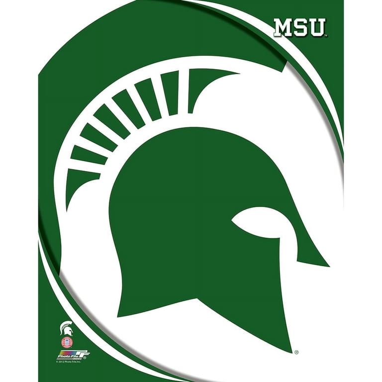 Spartan Msu Logo 15" Michigan State Spartans Neon Wall Clock