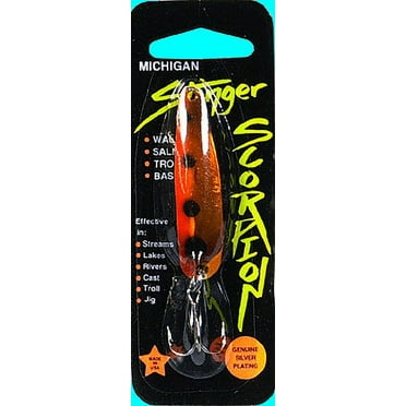 Michigan Stinger Stingray Spoon 4.25" Jordo, Fishing Spoons - Walmart.com