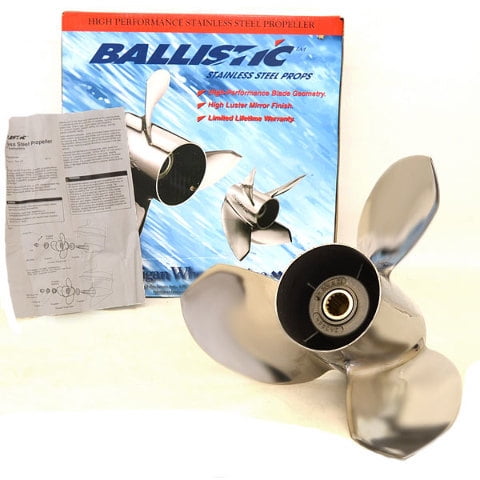 Michigan Wheel Ballistic Boat Propeller 345064 | BRP LH 14 3/8 x 21P ...