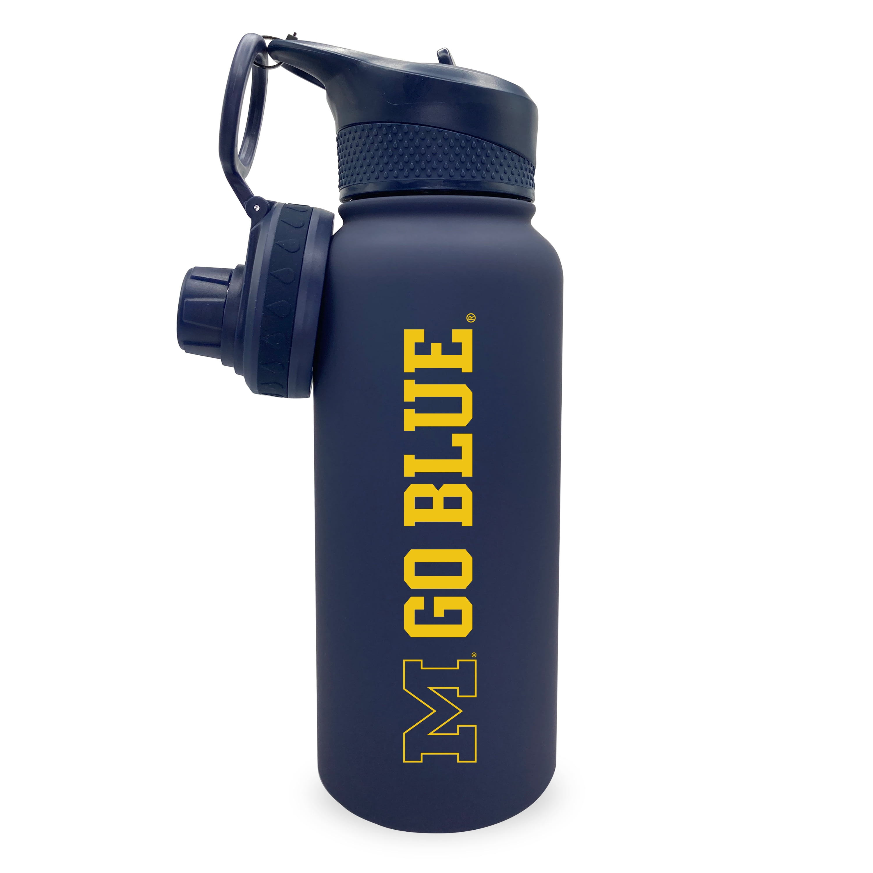 Michigan Wolverines 34oz. Stainless Bottle with 2 Lids - Walmart.com