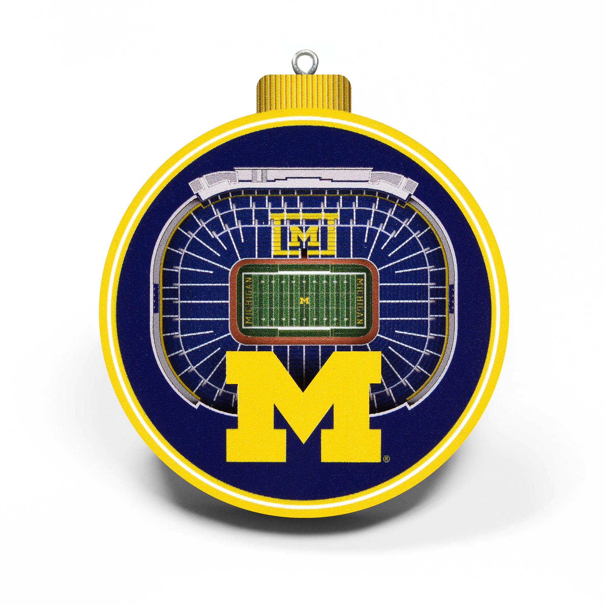 Michigan Wolverines 3D Stadium Ornament - Walmart.com