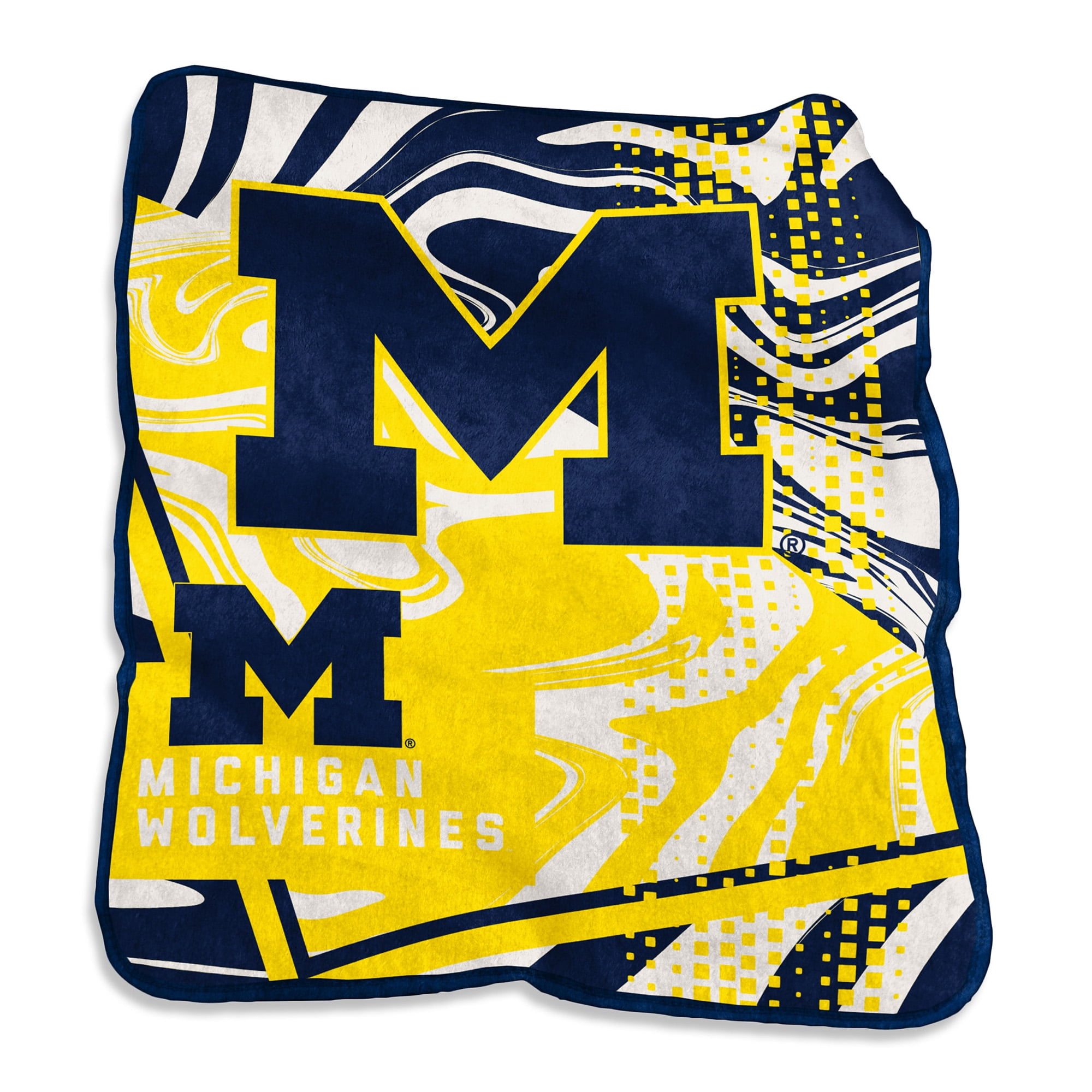 Michigan Wolverines 50" x 60" Swirl Raschel Throw Blanket - Walmart.com
