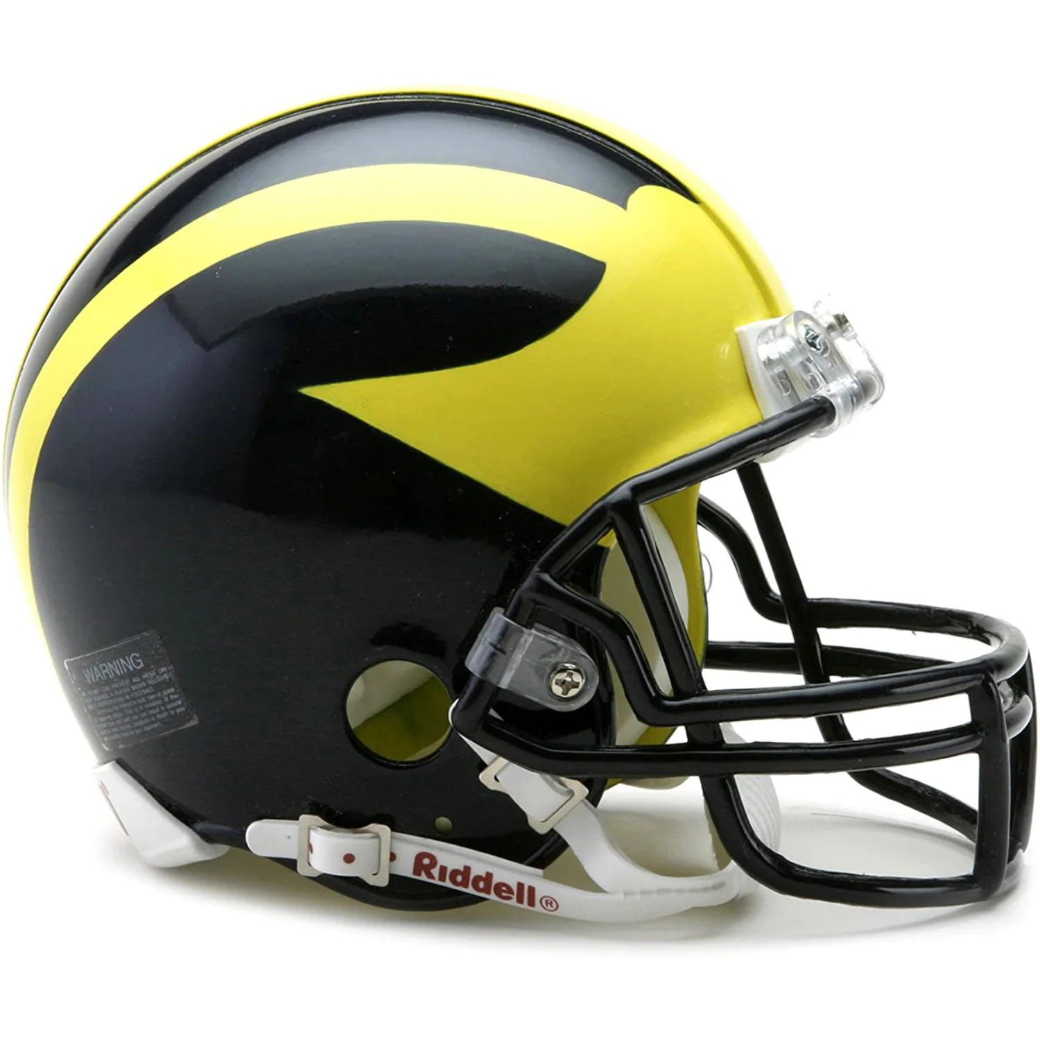 Michigan Wolverines NCAA Replica Mini Helmet w/ Z2B Face Mask Riddell ...