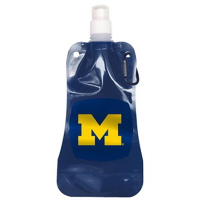 Michigan Wolverines Water Bottle 16oz Foldable - Walmart.com