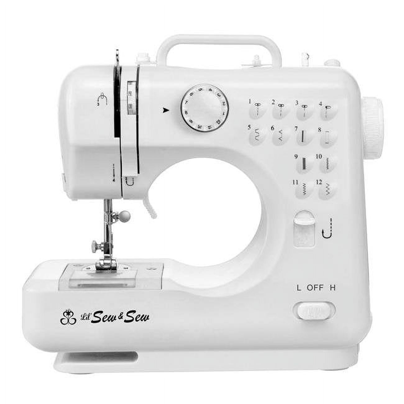 Michley 12-Stitch Desktop Sewing Machine, Portable Lightweight Design ...