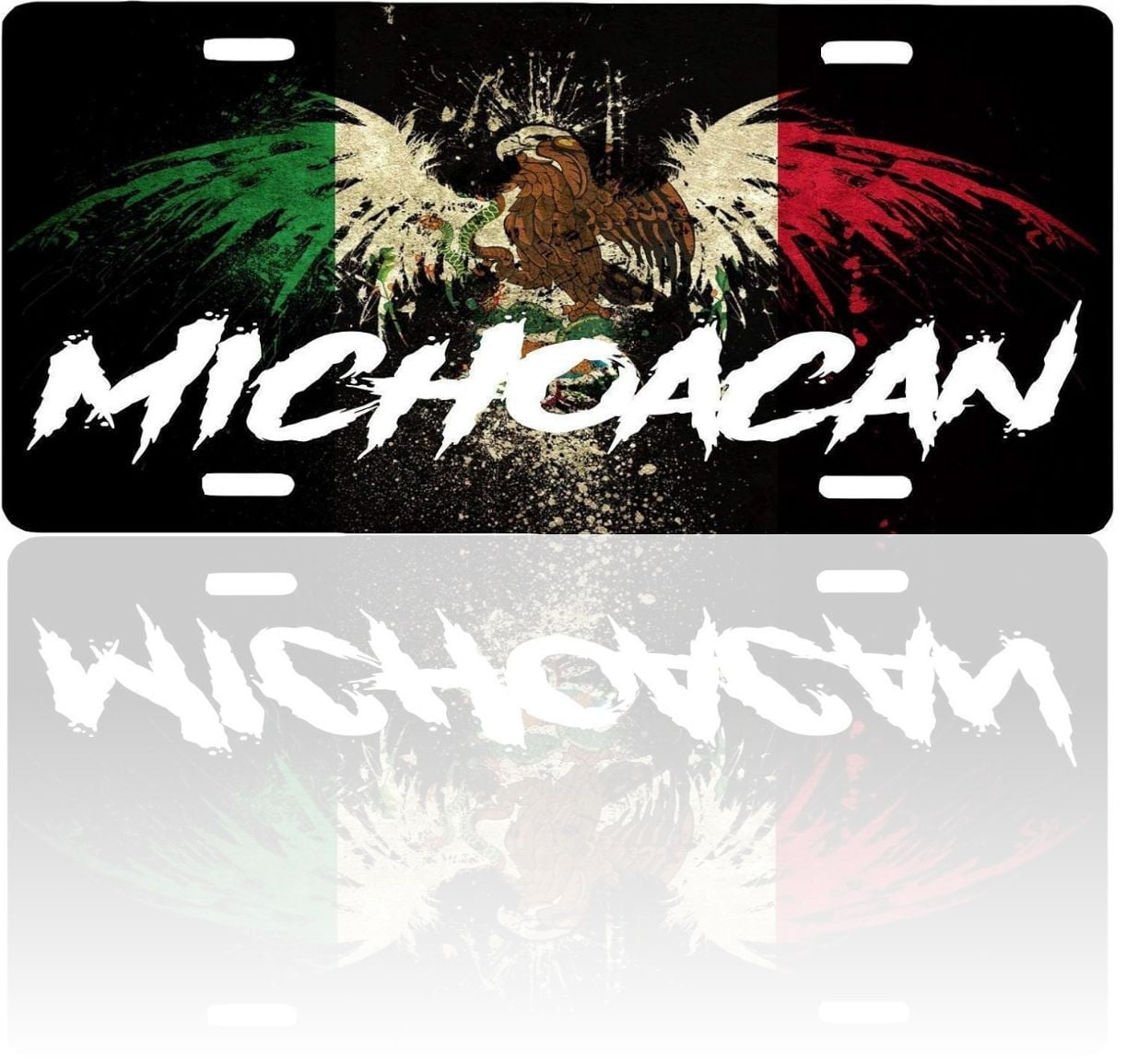 Michoacan Mexico Aluminum Vanity Novelty License Plate Placa , 6" x 12 ...