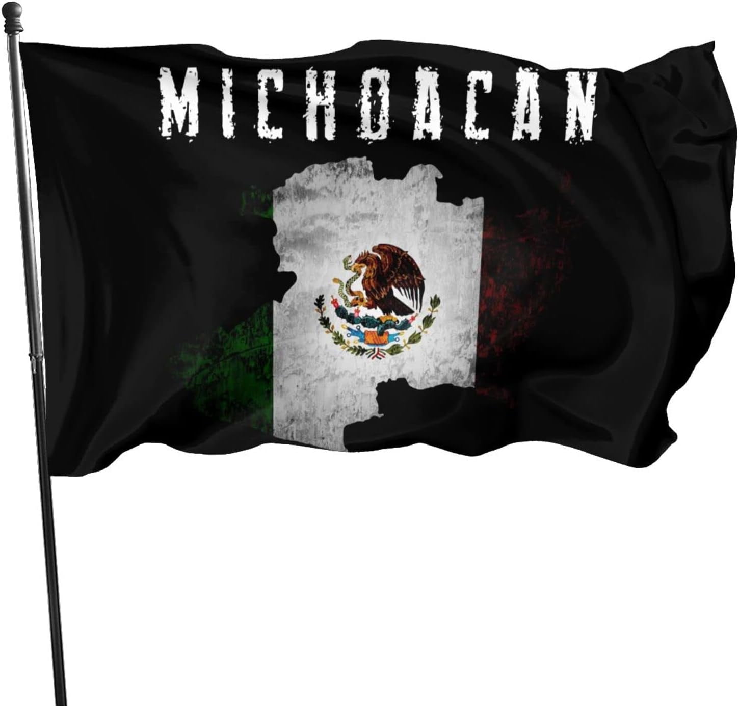 Michoacan Mexico Flag 3x5 Ft With Two Brass Grommets, Double Stitched ...