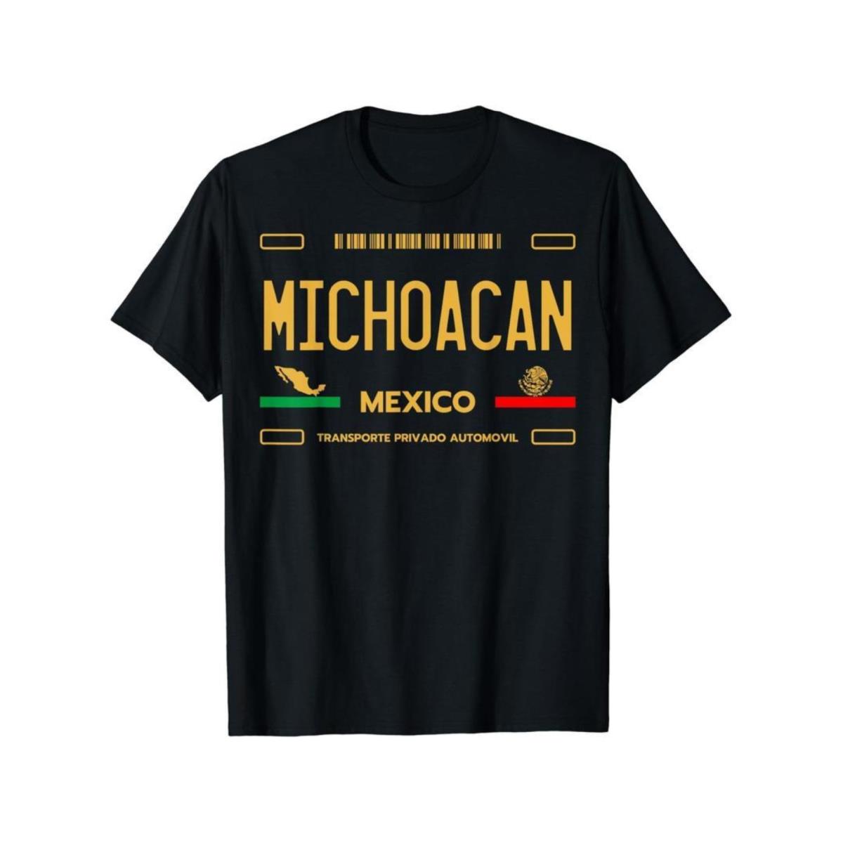 Michoacan Mexico License Plate Aesthetic, Michoacan T-Shirt Summer ...