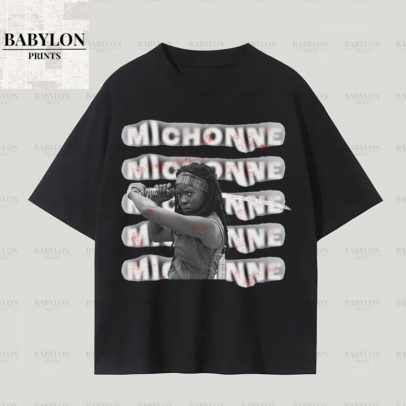 Michonne Walking Dead Shirt, Graphic Tee | 90's Bootleg Graphic Tee ...