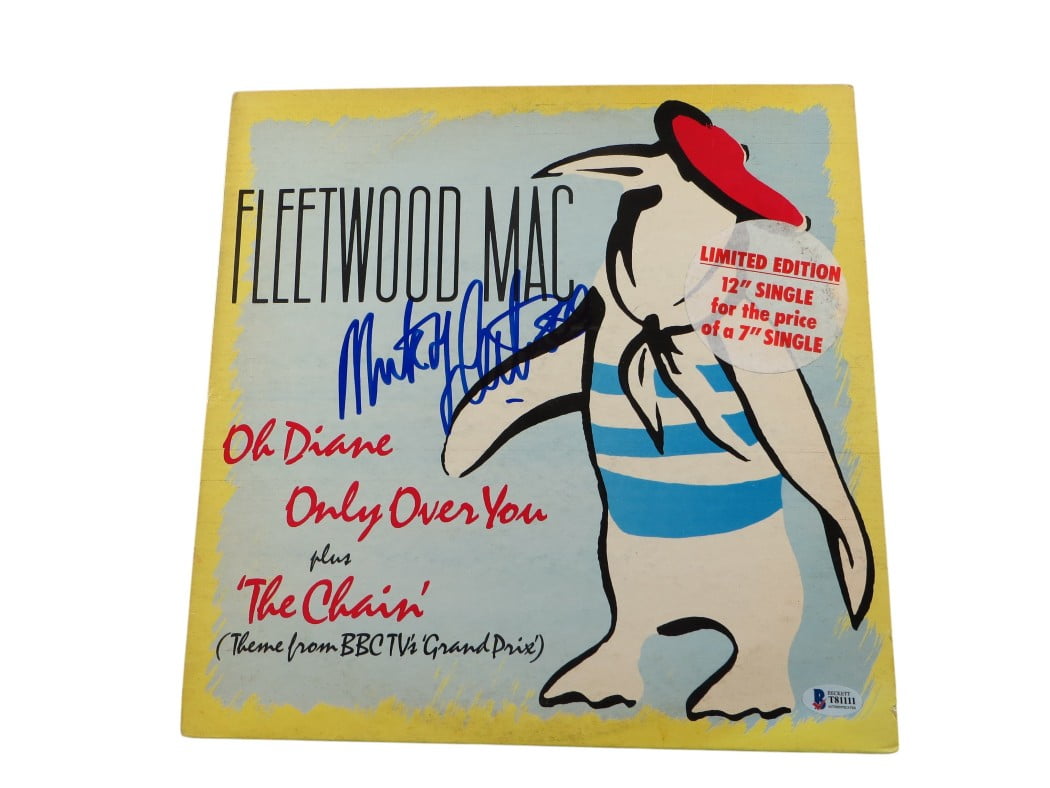 Mick Fleetwood Signed Autographed Record Album Cover Fleetwood Mac BAS ...