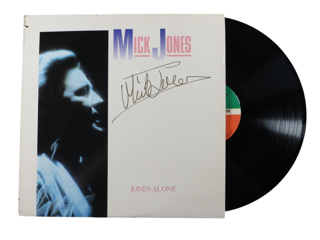 Mick Jones Signed Autograph Record Album Cover Jones Alone Foreigner ...