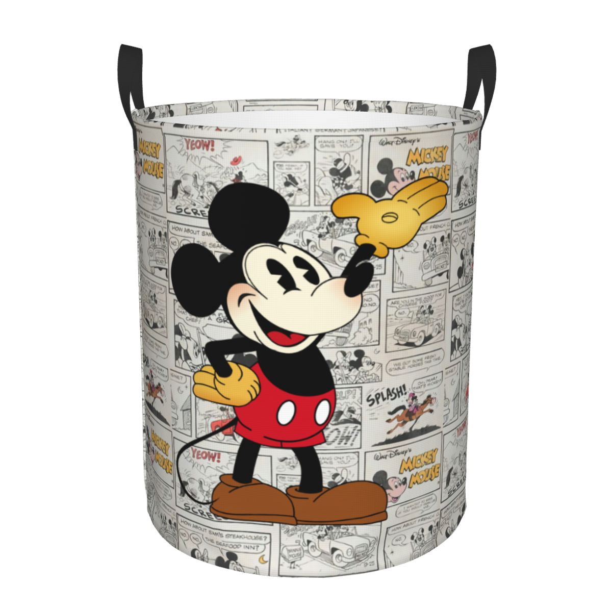 Mick-ey Laundry Basket Foldable Anime Cartoon Toy Clothes Hamper ...