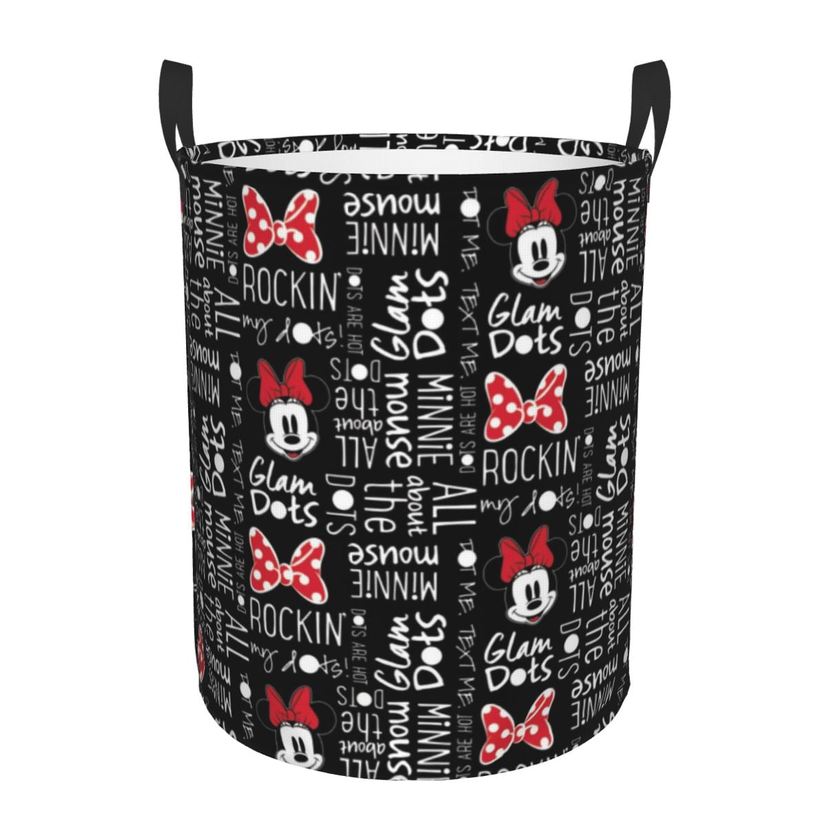 Mick-ey Laundry Hamper Large Storage Basket Disney Cartoon Girls Boys ...