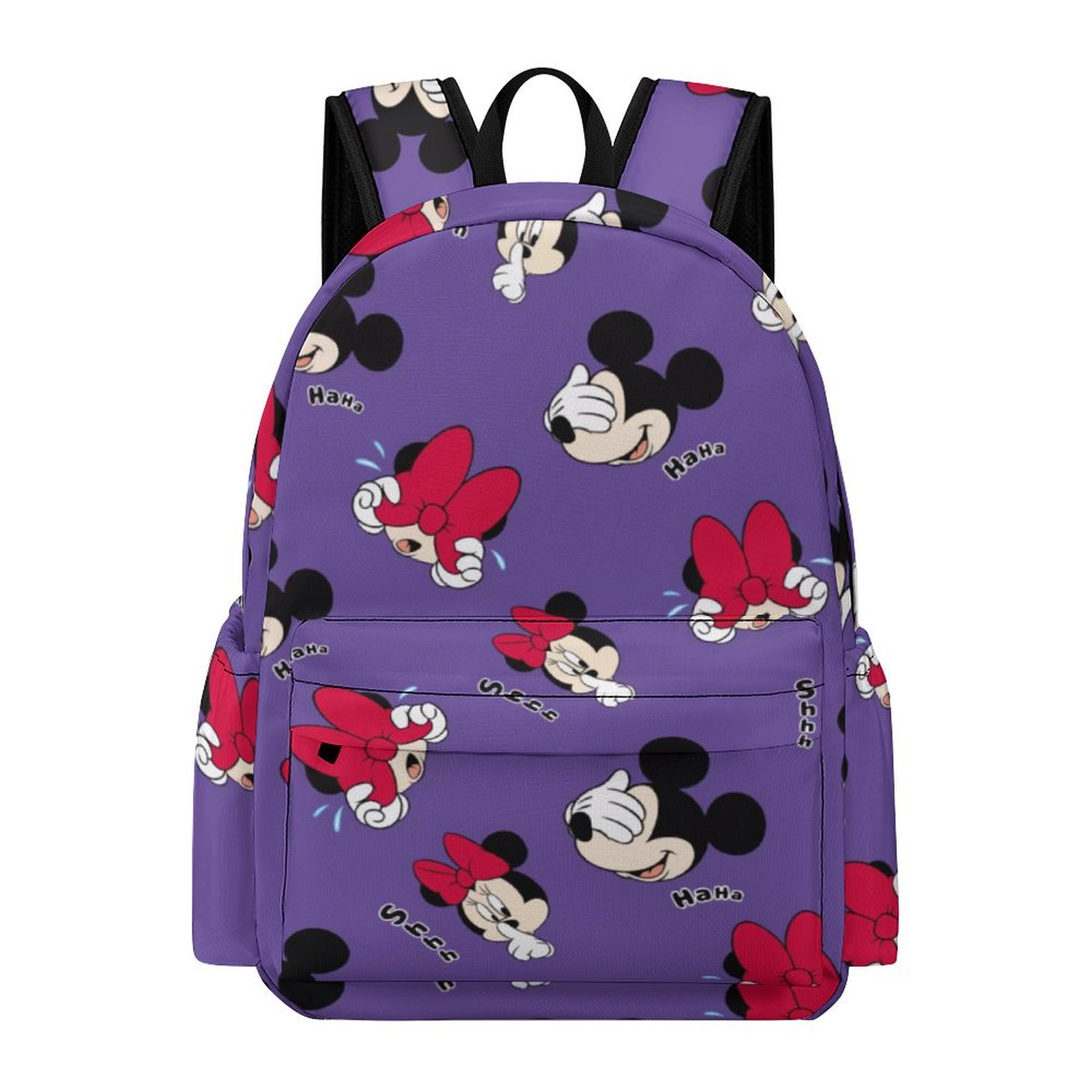 Mick-ey Min-nie Mouse Backpack Travel Bag Lightweight Small Shoulders ...