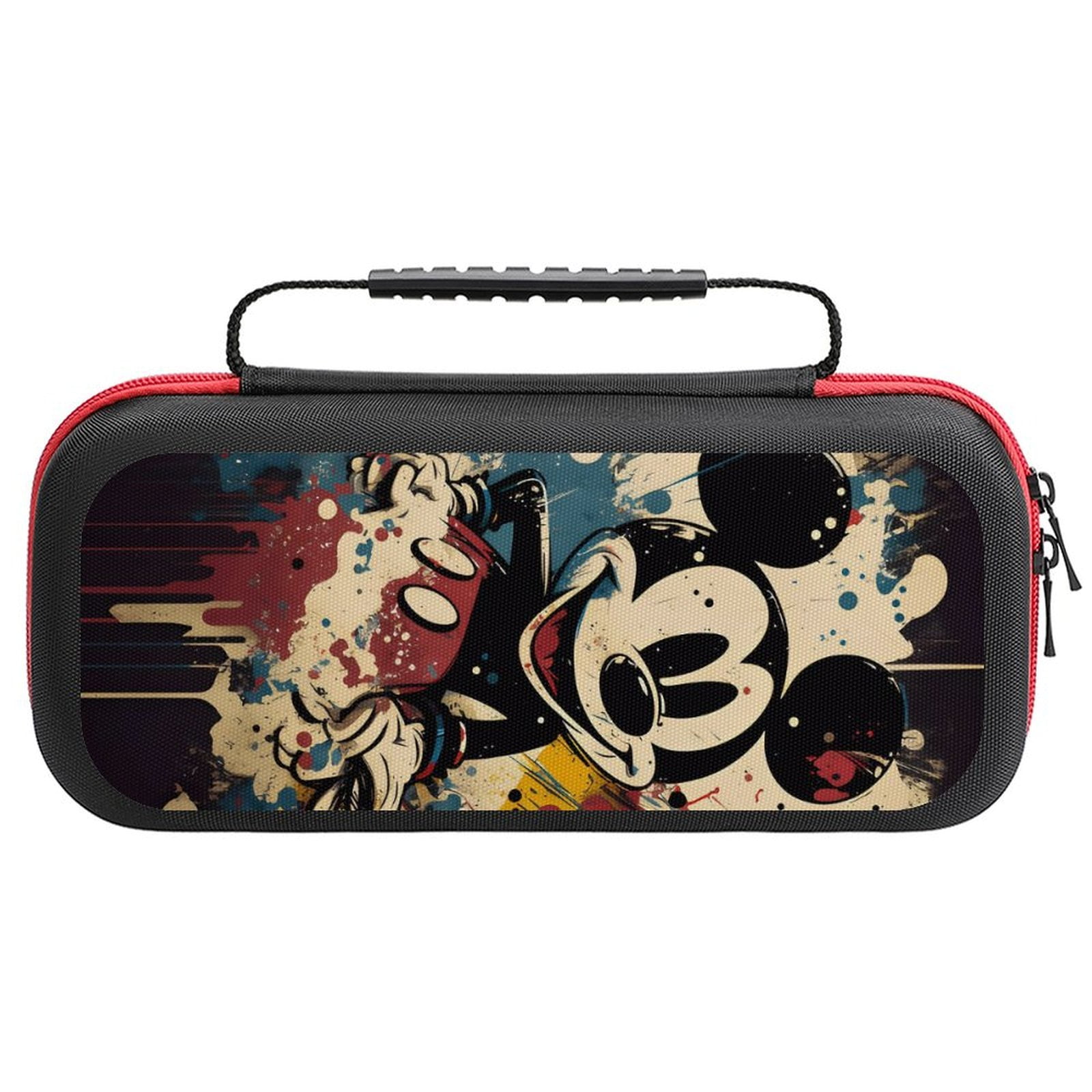 Mick-ey Min-nie Mouse Travel Carrying Case Tote Bag For Nintendo Switch ...