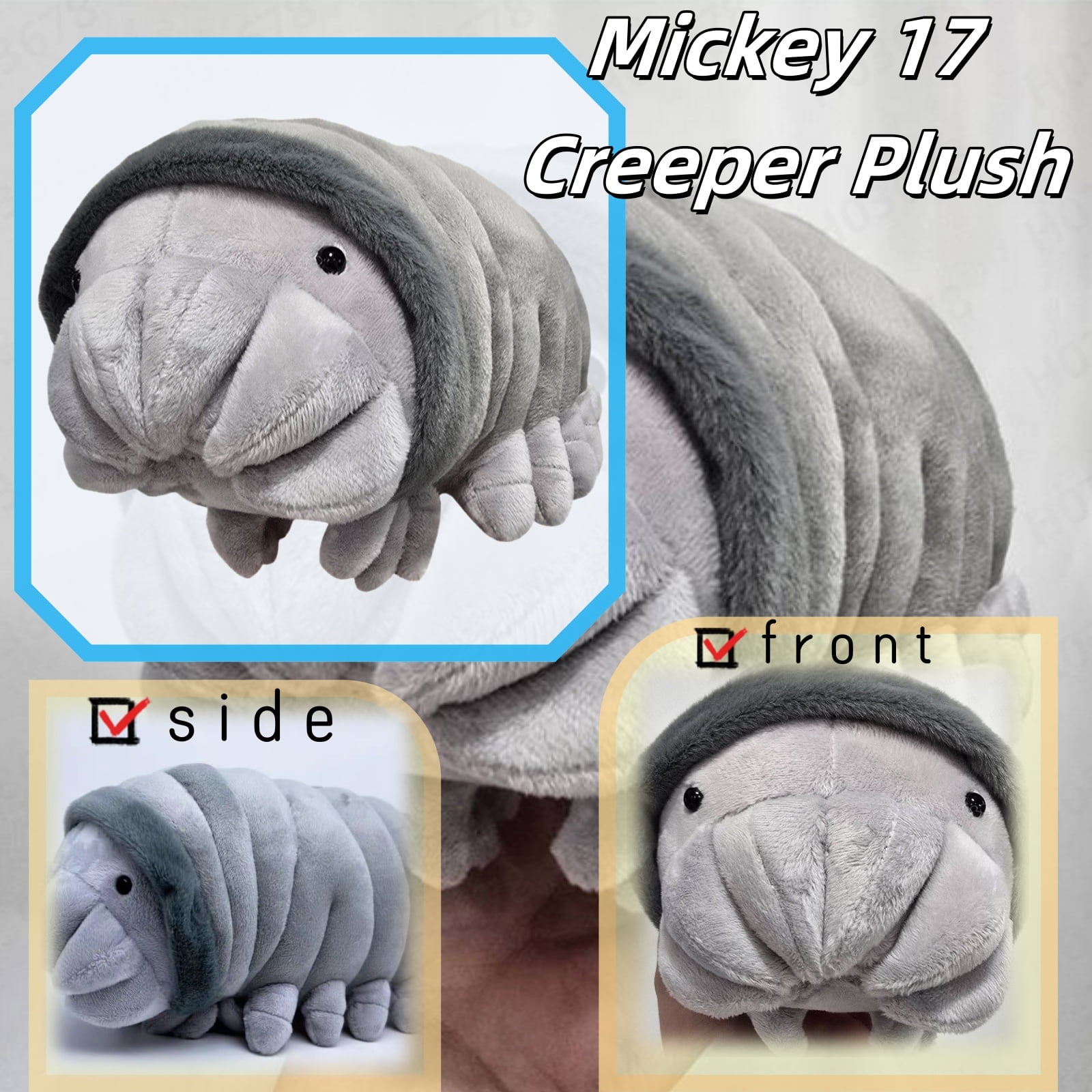 Mickey 17 Creeper Plush - 9.84" Mickey 17 Plush Soft & Huggable Movie ...