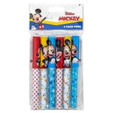 Mickey 6pk Pens in Poly Bag with Header - Walmart.com