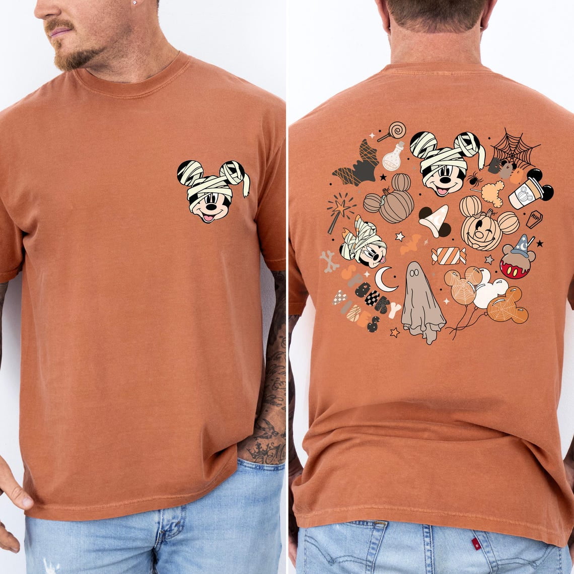 Mickey And Friends Dad Pumpkin Disney Costume Party Shirt, Daddy ...