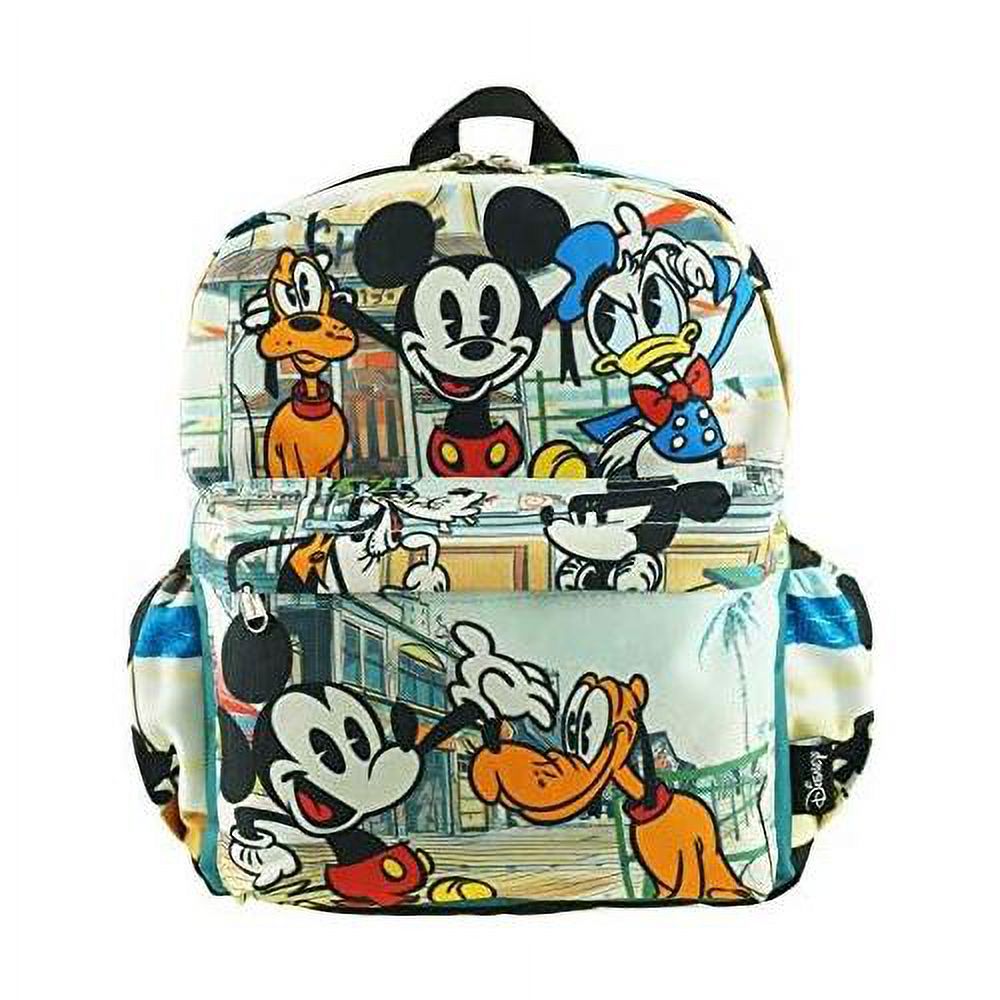 Mickey And Friends Deluxe Oversize Print 12" Backpack - A20267 ...