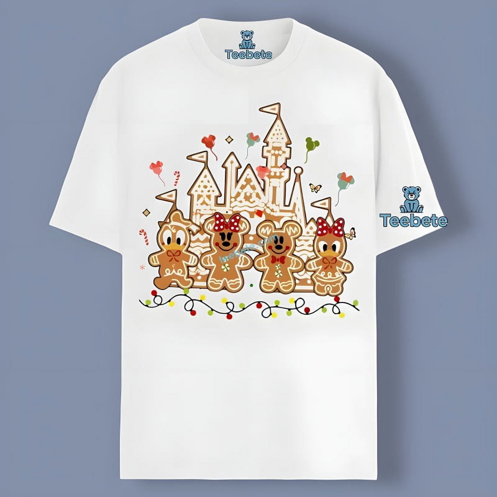 Mickey And Friends Disneyland Gingerbread Xmas Shirt Design - Walmart.com