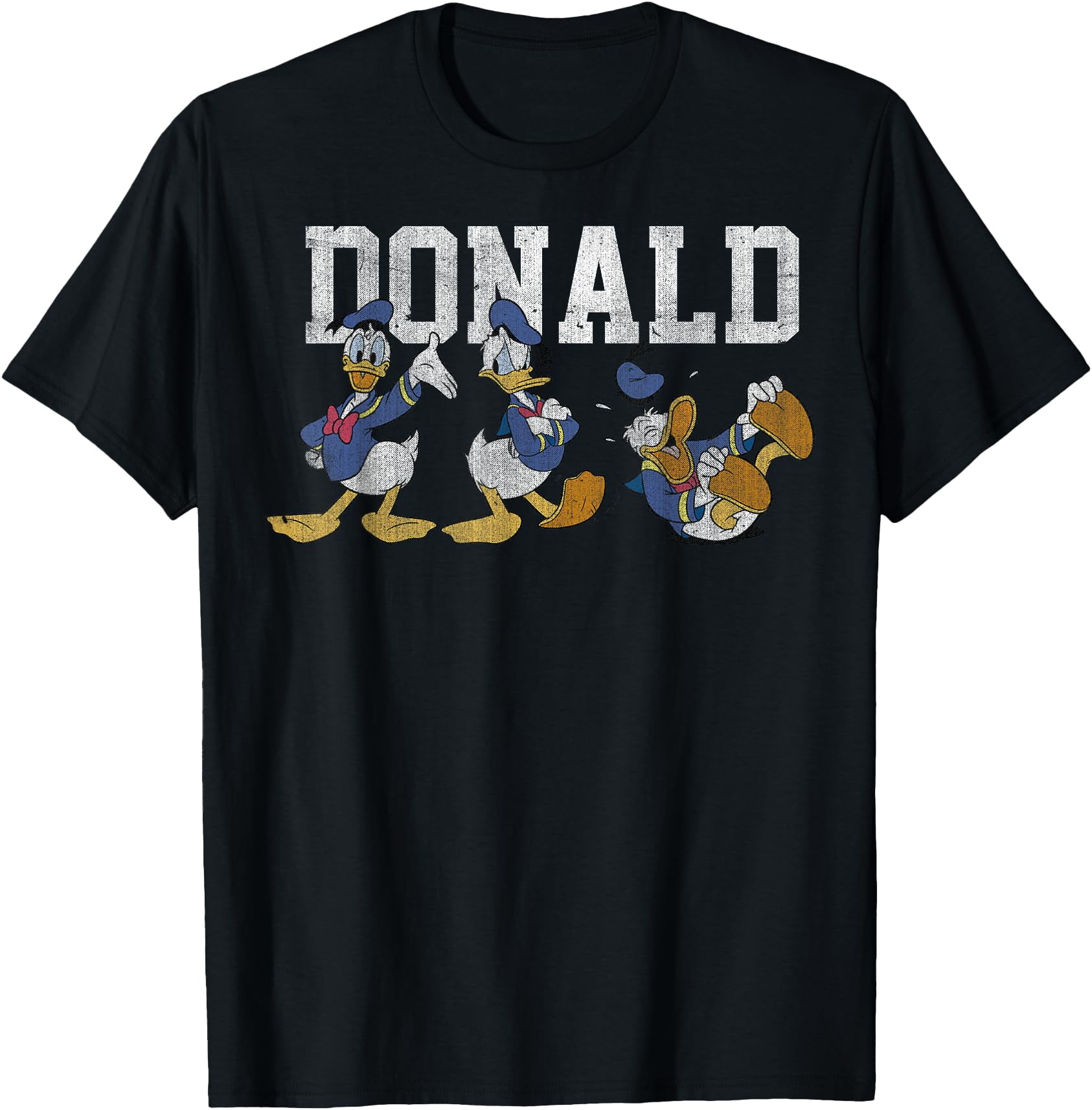 Mickey And Friends Donald Duck Pose Lineup DTG Print Unisex T-Shirt ...