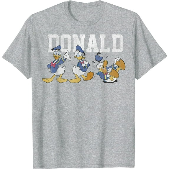 Mickey And Friends Donald Duck Pose Lineup DTG Print Unisex T-Shirt ...