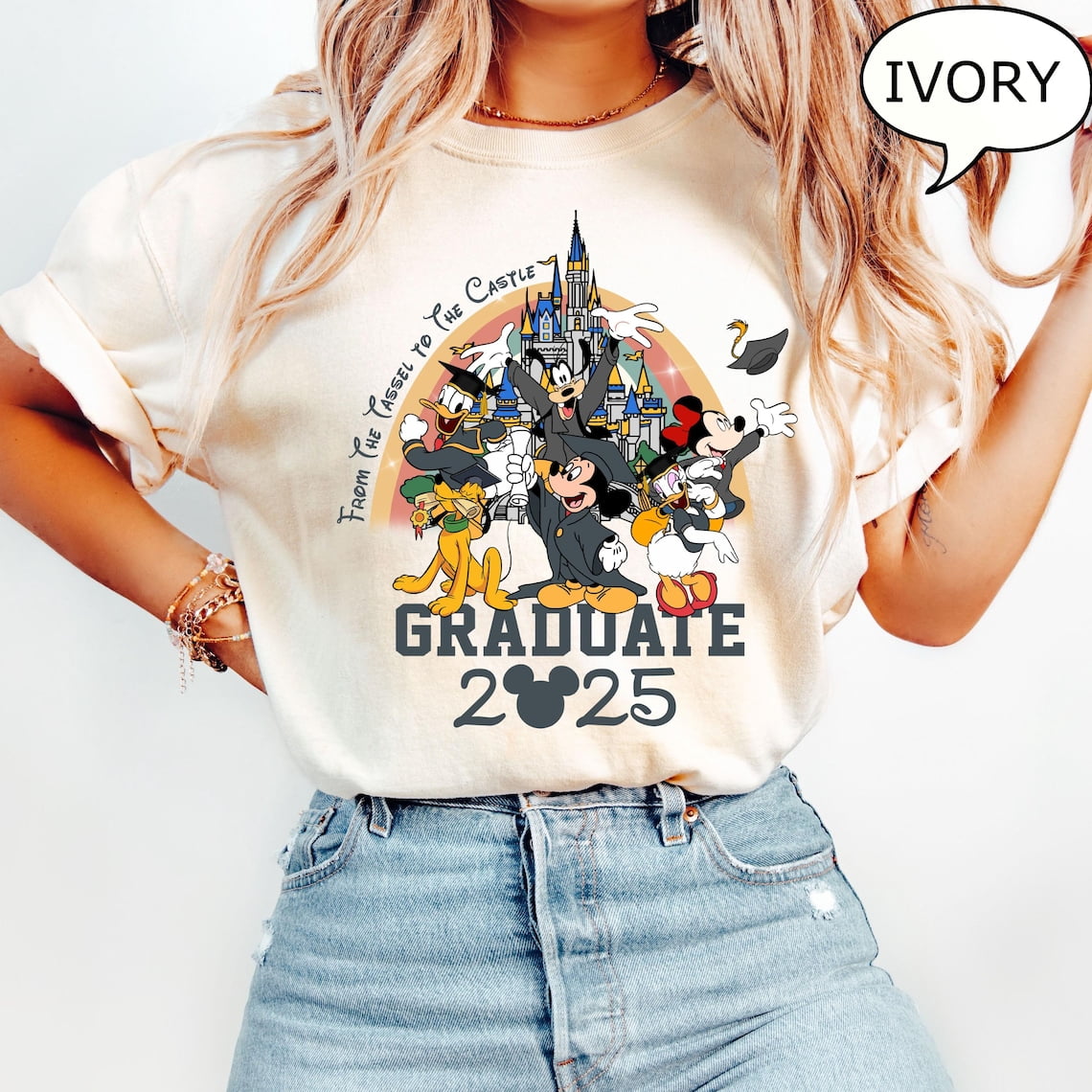 Mickey And Friends Graduate Shirt, Graduate 2025 Shirt, Graduate Gift ...