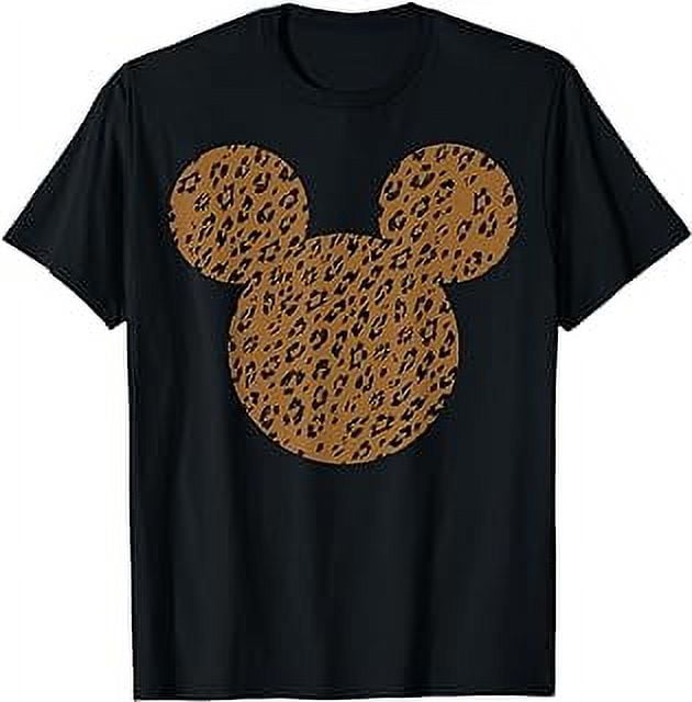 Mickey And Friends Mickey Mouse Cheetah Print T-Shirt - Walmart.com